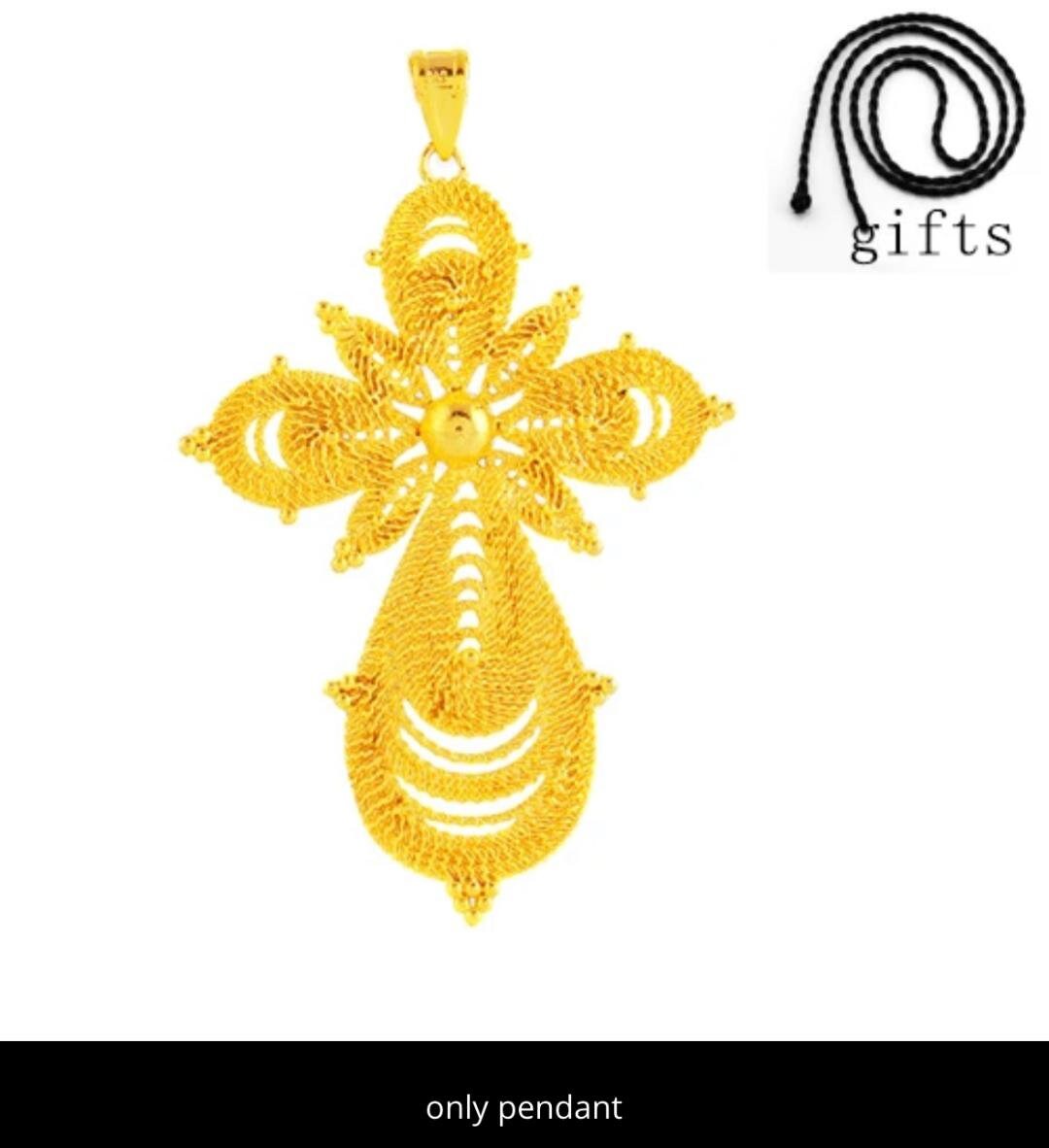 Beautiful Habesha Cross Pendant Necklaces for Women/men Eritrea ...
