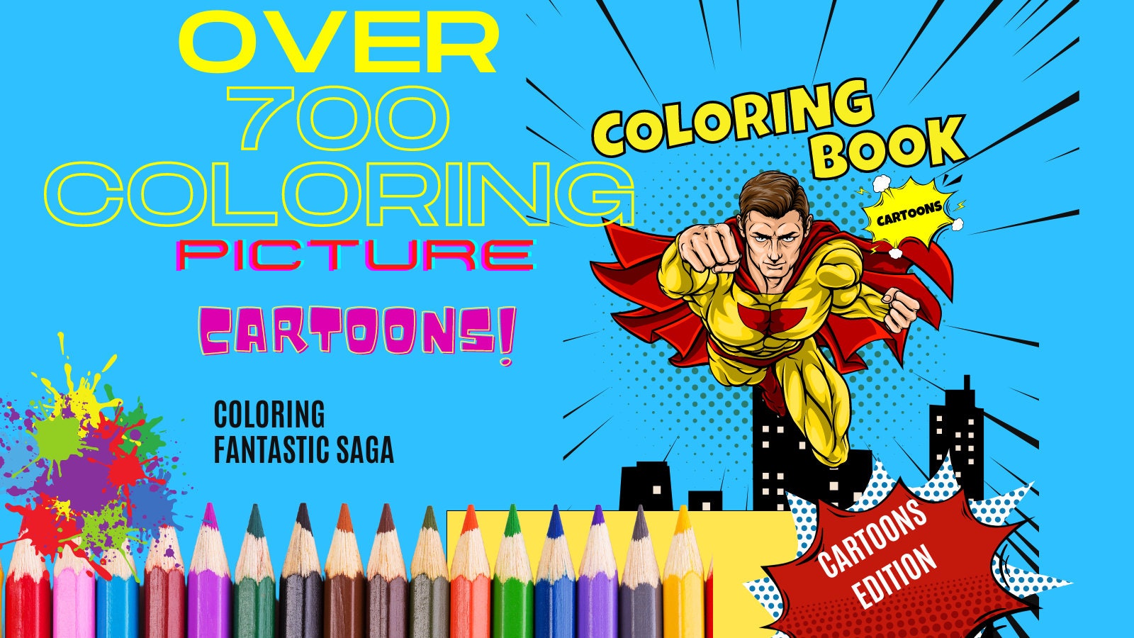 600+ Cartoon Coloring Fun Page: Color Your Favorite Characters Today ...