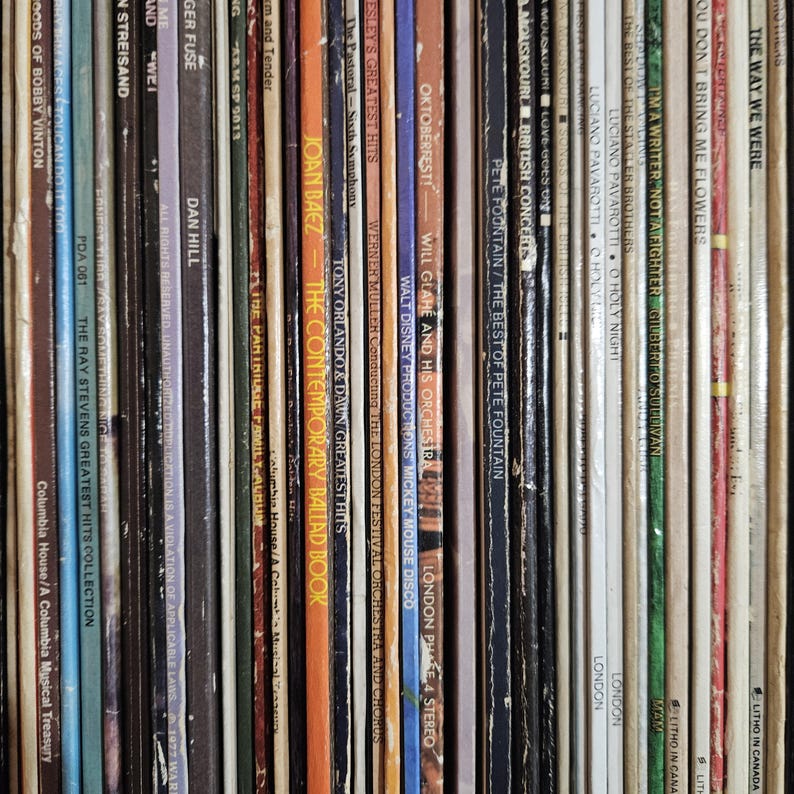 Lot of 20 Random Records - Vintage 12" Vinyl Mystery Pack of LP Albums ...