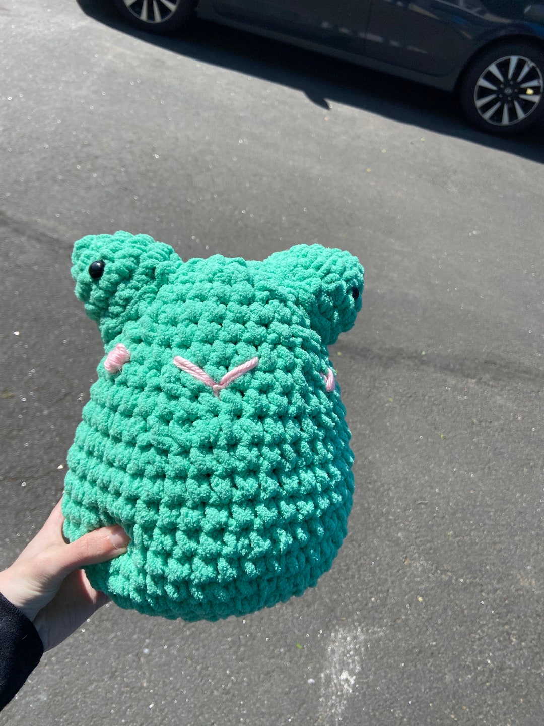 Derpy Frog, Physical Derpy Frog, Cute Derpy Frog, Crochet Derpy Frog ...