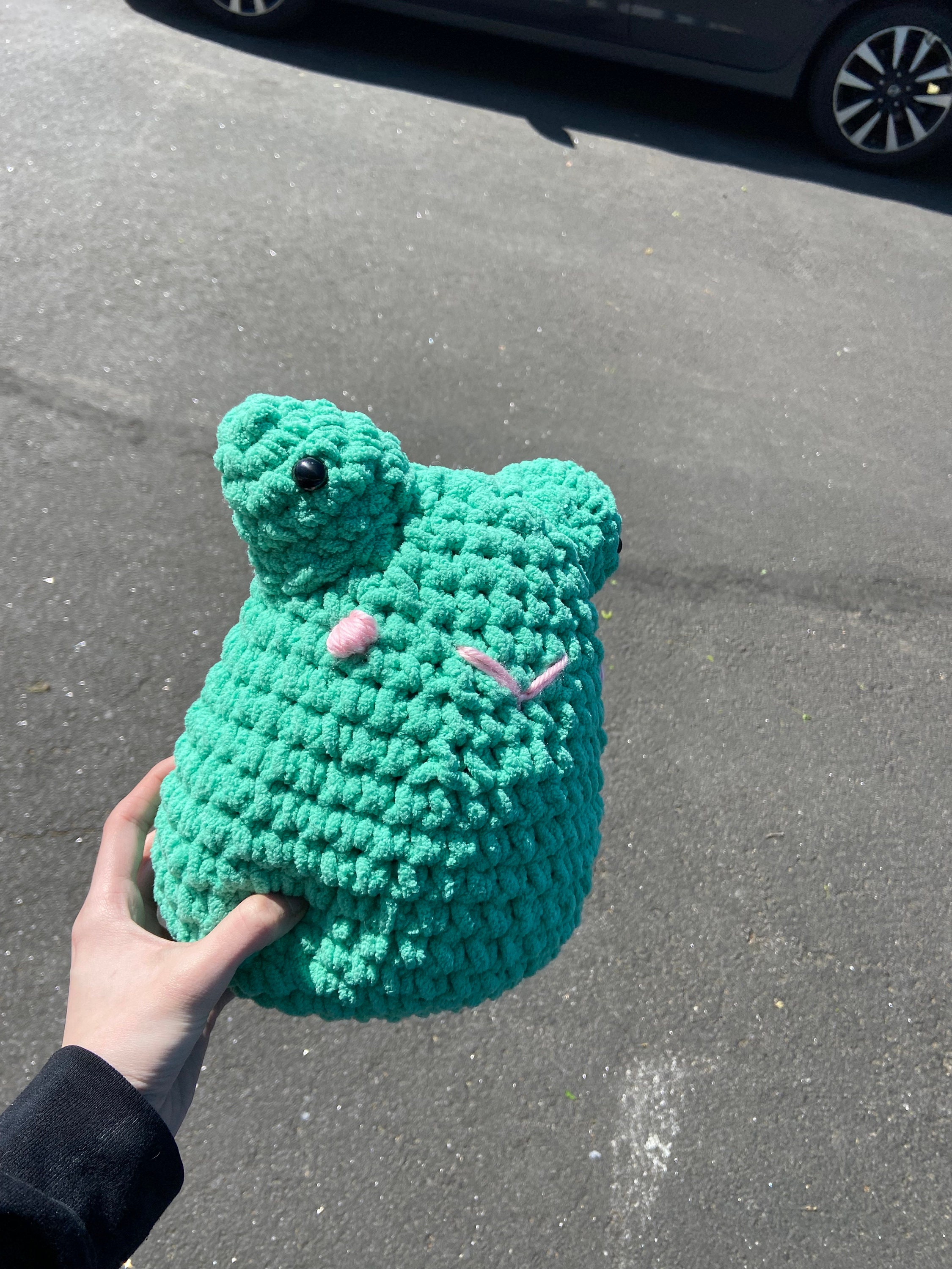 Derpy Frog, Physical Derpy Frog, Cute Derpy Frog, Crochet Derpy Frog ...