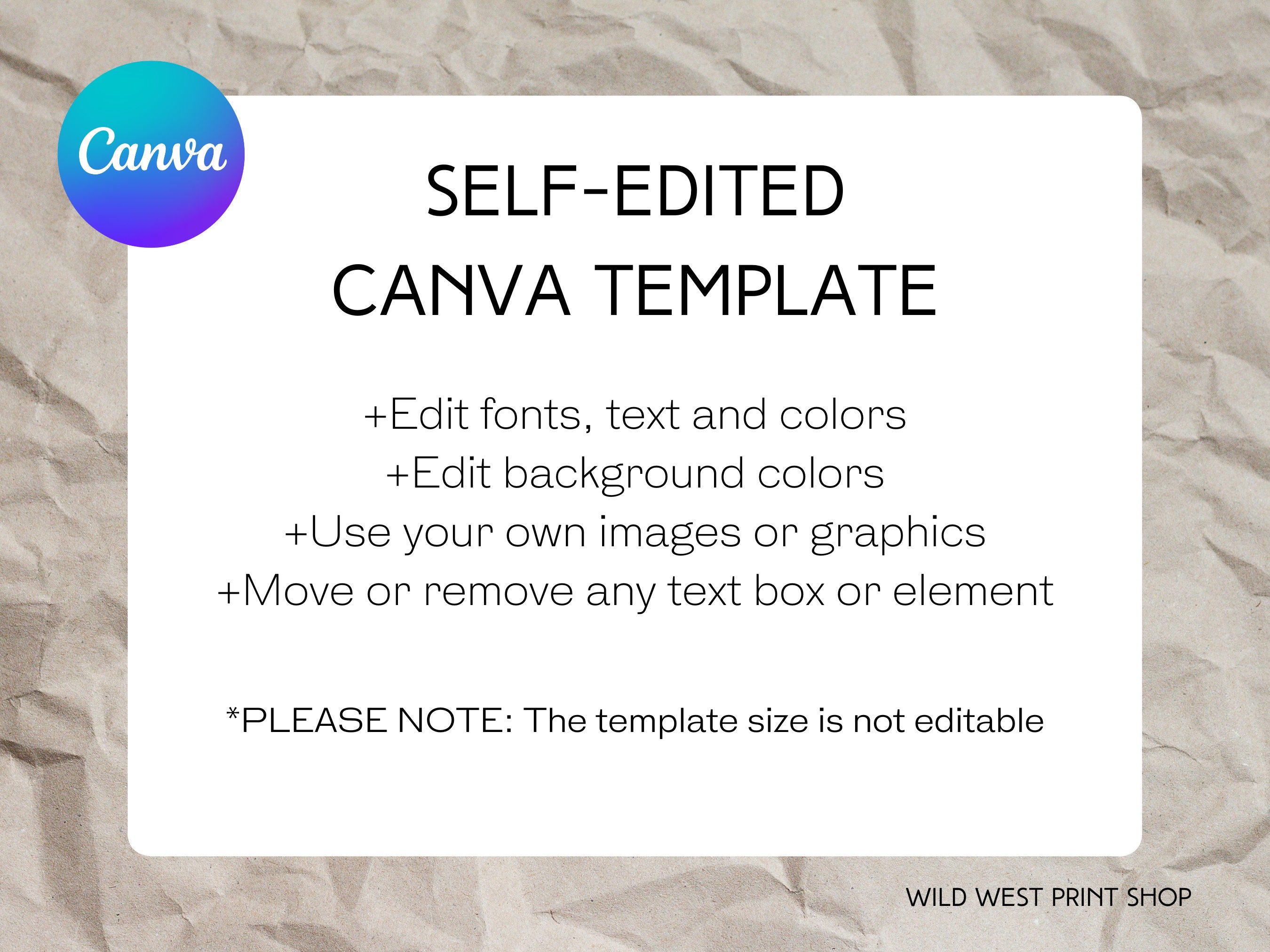 Boho Business Card Template, Instant Download, Printable Business Card ...