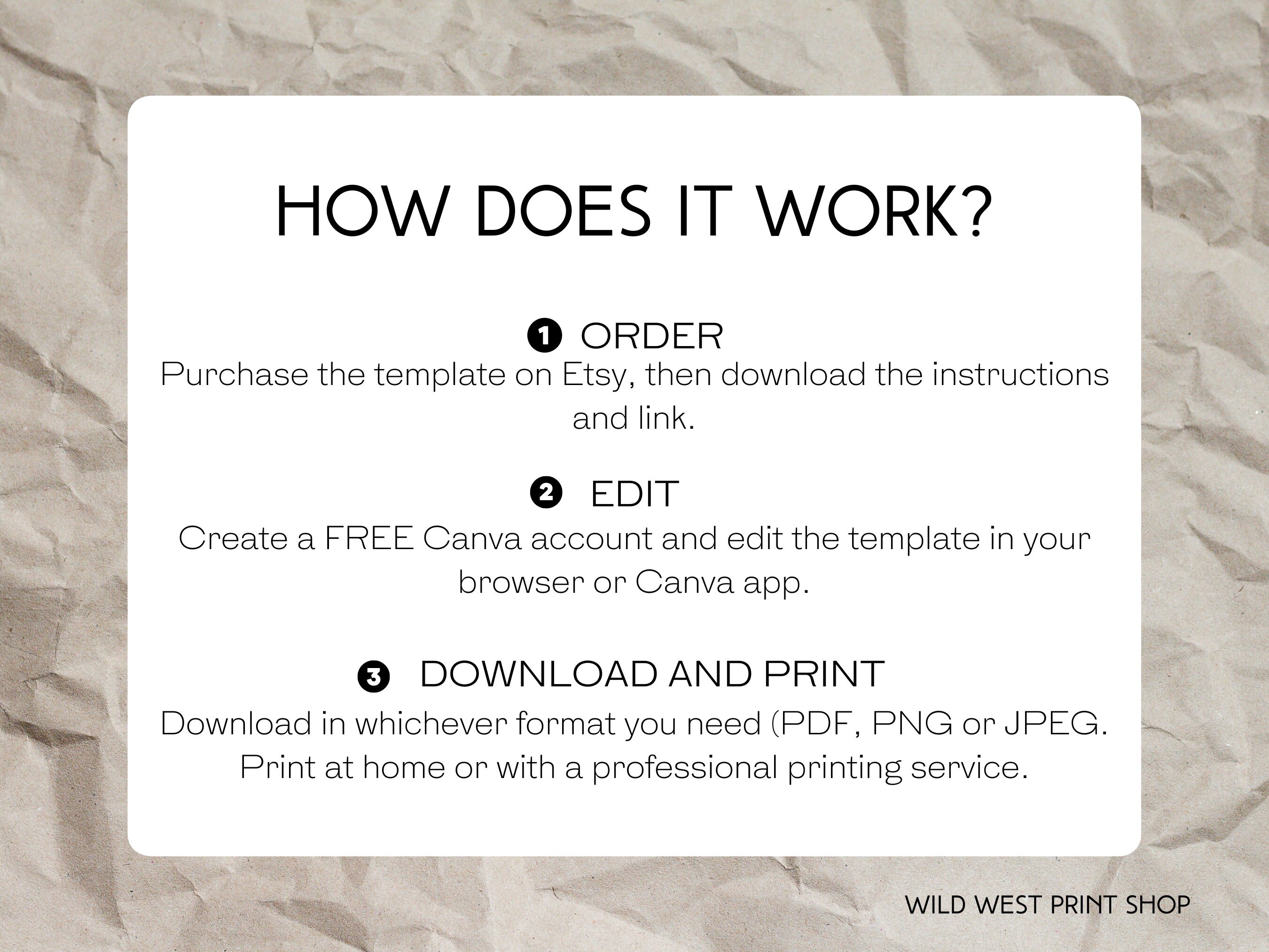 Retro Business Card Template, Printable Business Card Design, Modern ...
