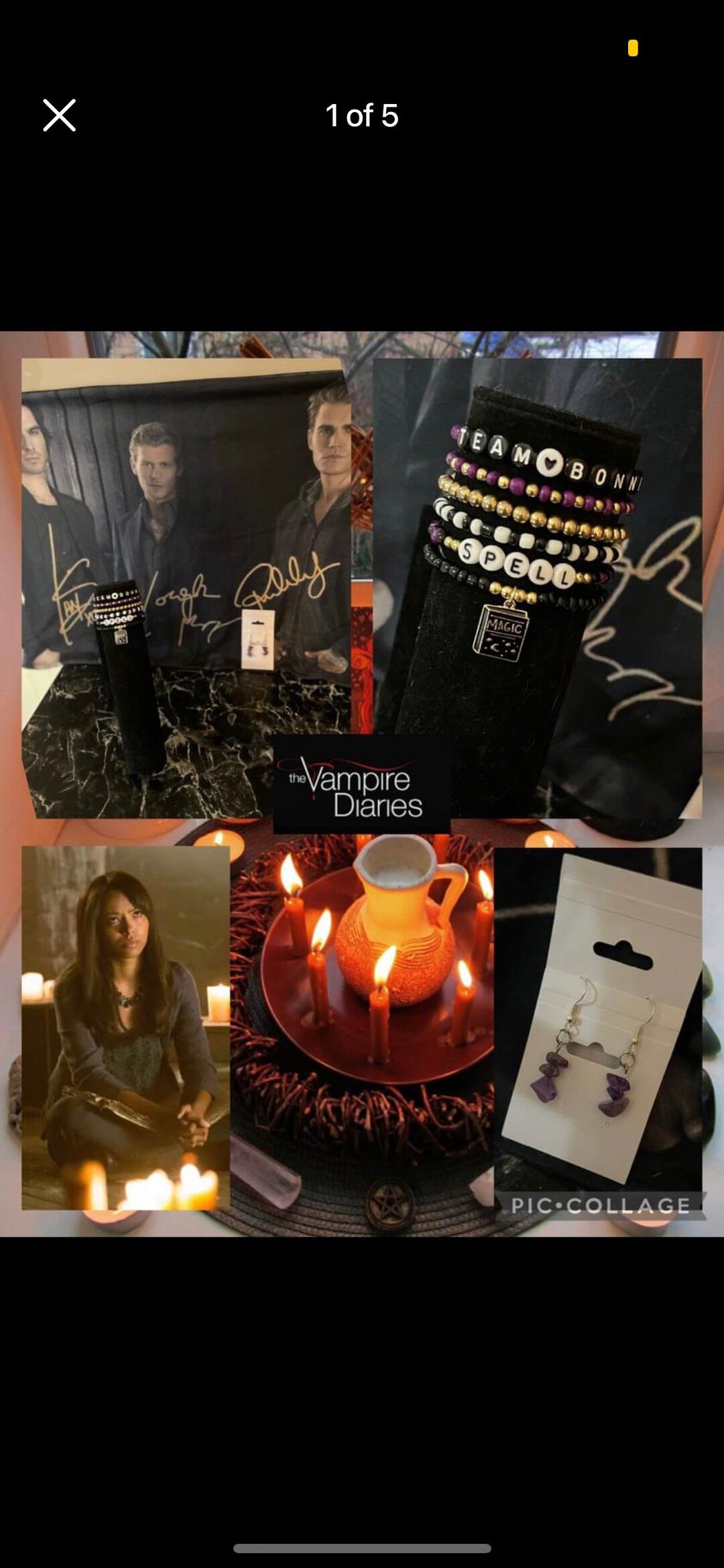 Vampire Diaries Team Bonnie Jewelry Set - Etsy