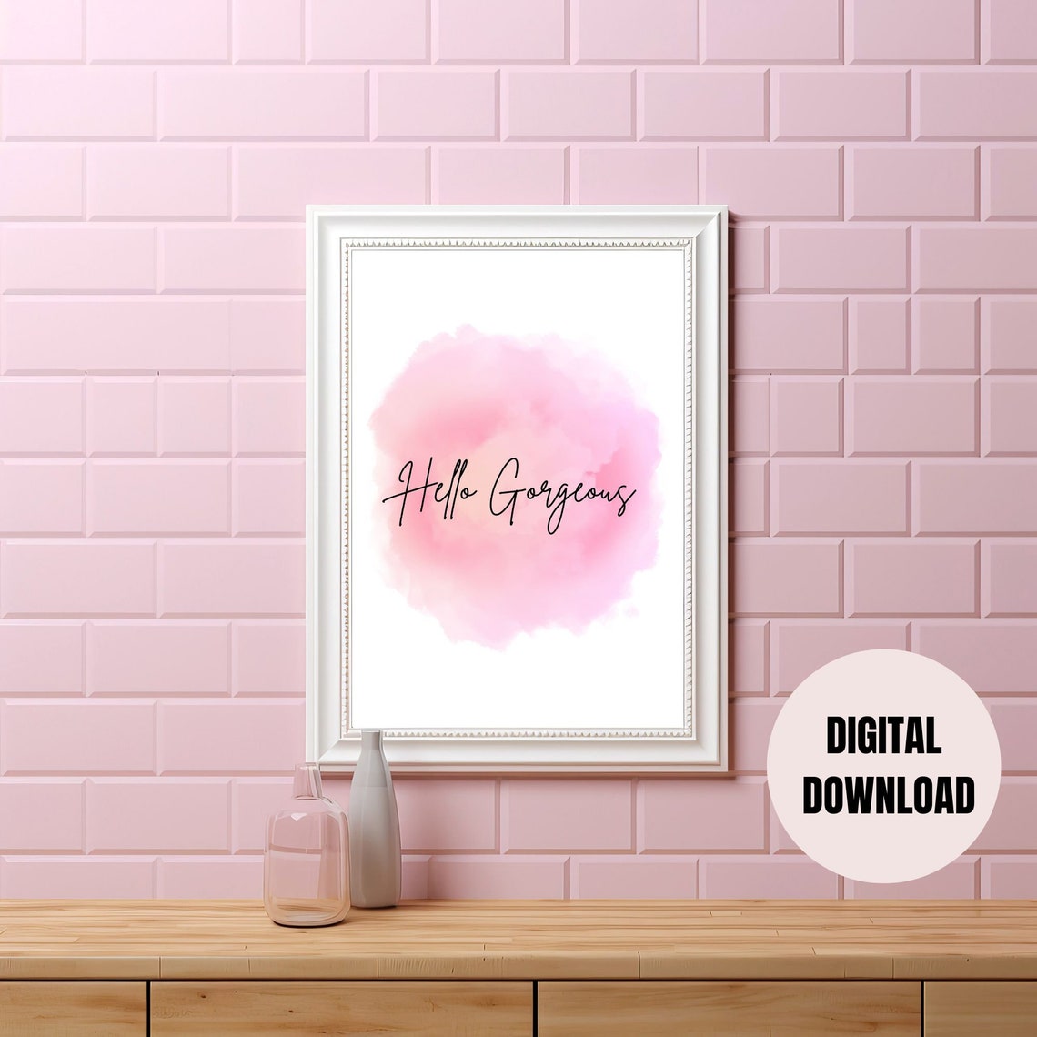 Hello Gorgeous, Positive Affirmations, Inspirational Quotes, Printable ...