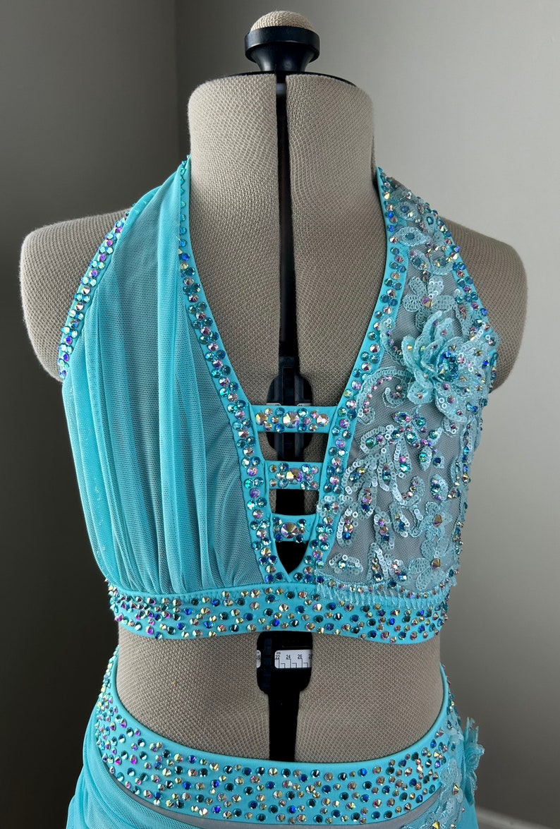 Ready to Ship: Custom Lyrical Contemporary Dance Costume Size Child 7/8 ...