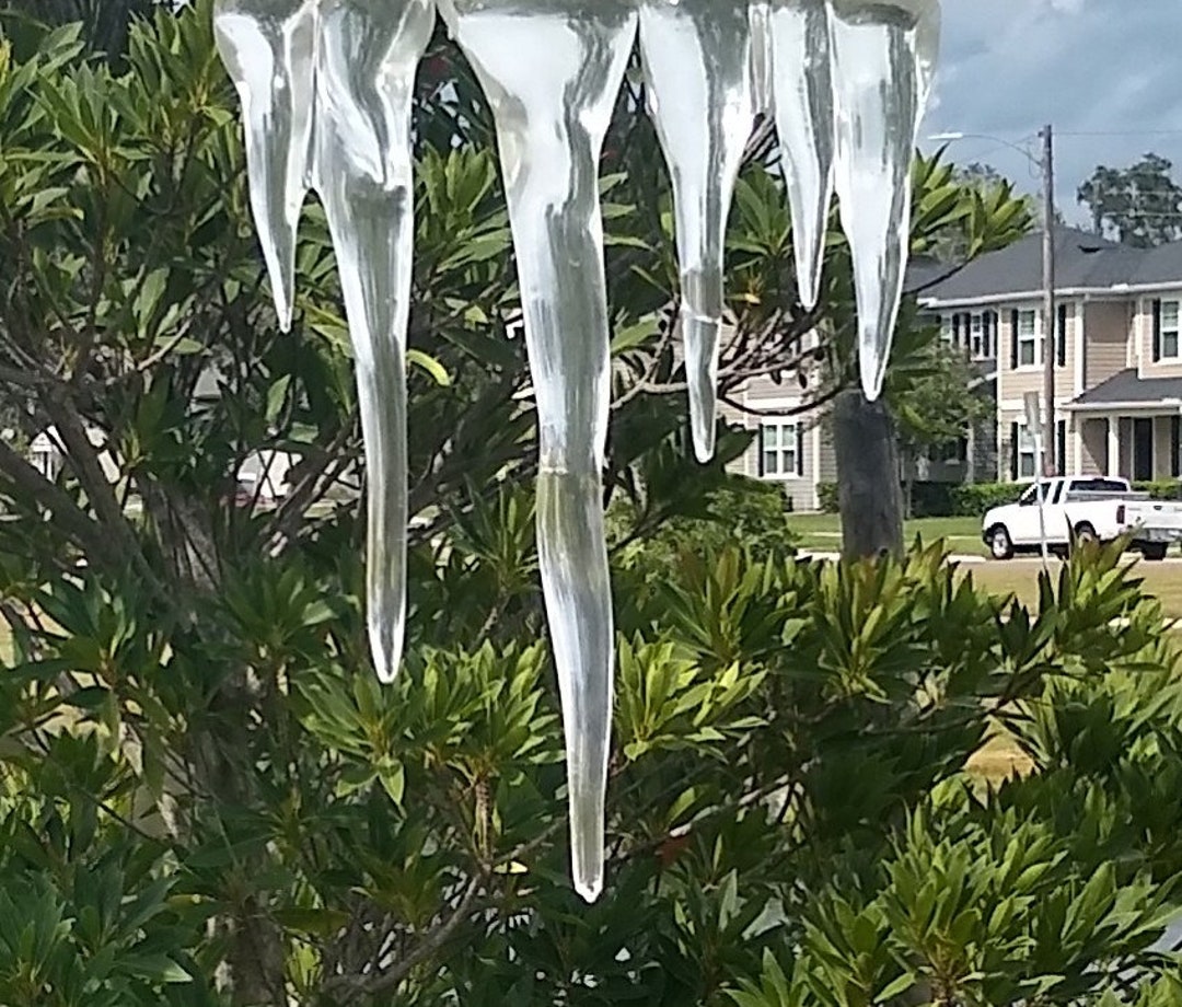 Icicles,christmas,winter,mountains,crystal Clear,resin,window Dressings ...
