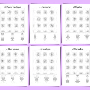 200 Word Search Printable Puzzles, Instant Download, Printable Puzzle ...