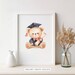 Bear Graduation Clipart, Preschool Graduation Clipart, Kindergarten ...