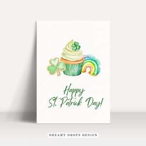 St. Patrick Sweets Clipart Pack, St Pattys Clipart, Cookie Clipart ...