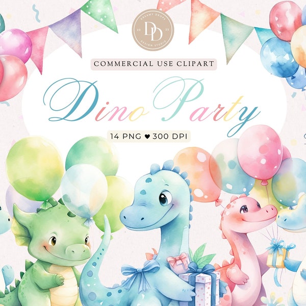 Dinosaur Clipart - Etsy