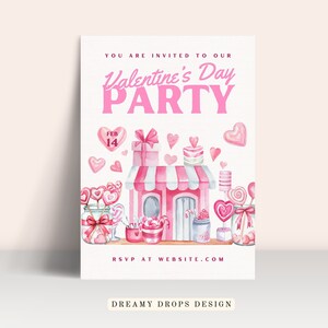 Valentine Candy Shop Clipart Pack, Sweet Clipart, Pink Candy Shop PNG ...