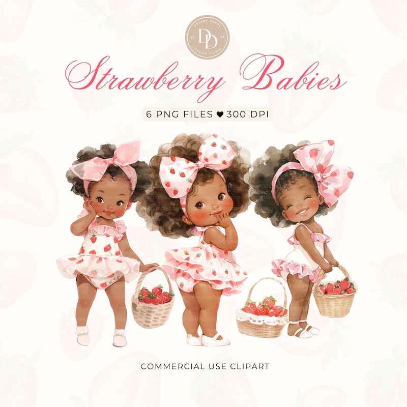 Black Strawberry Shortcake Svg - Etsy