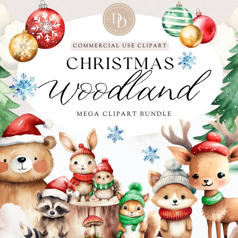 Woodland Christmas - Etsy