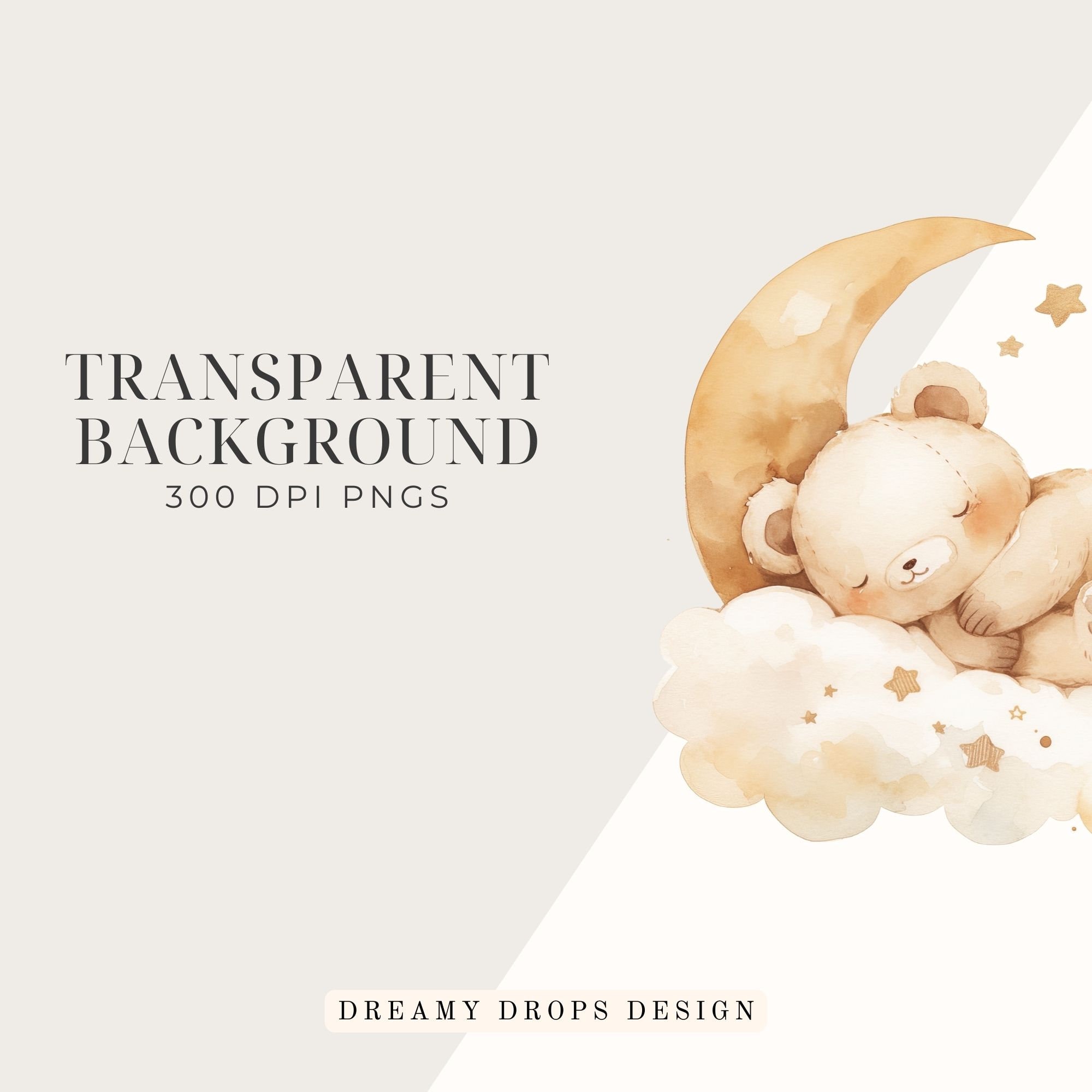 Paquete de imágenes prediseñadas de osos de peluche durmientes ...