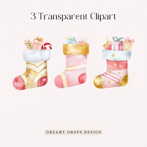 Holiday Stocking Clipart Pack, Christmas Stocking Clipart, Festive ...
