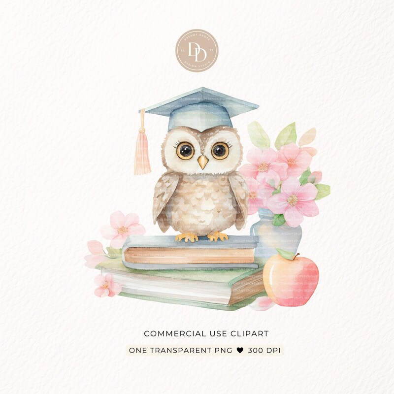 Graduating Owl - Etsy
