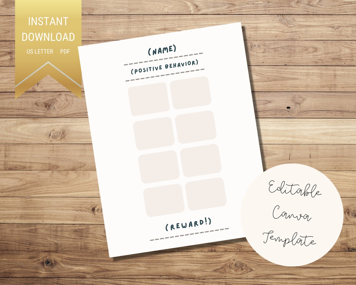 Minimal Positive Behavior Incentive Chart | Toddler, Kid Behavior ...