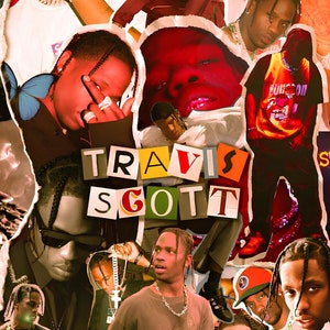 Travis Scott Poster, Travis Scott Album Cover Poster, Rap Music Poster ...