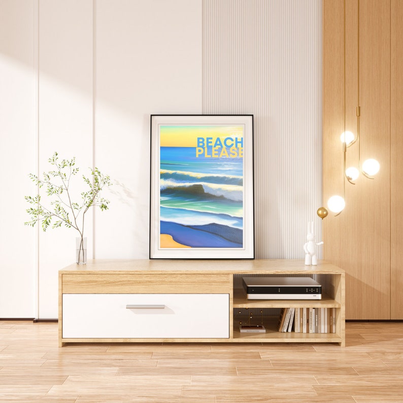 Beachy Poster, Preppy Aesthetics, Printable Art, Digital Download ...