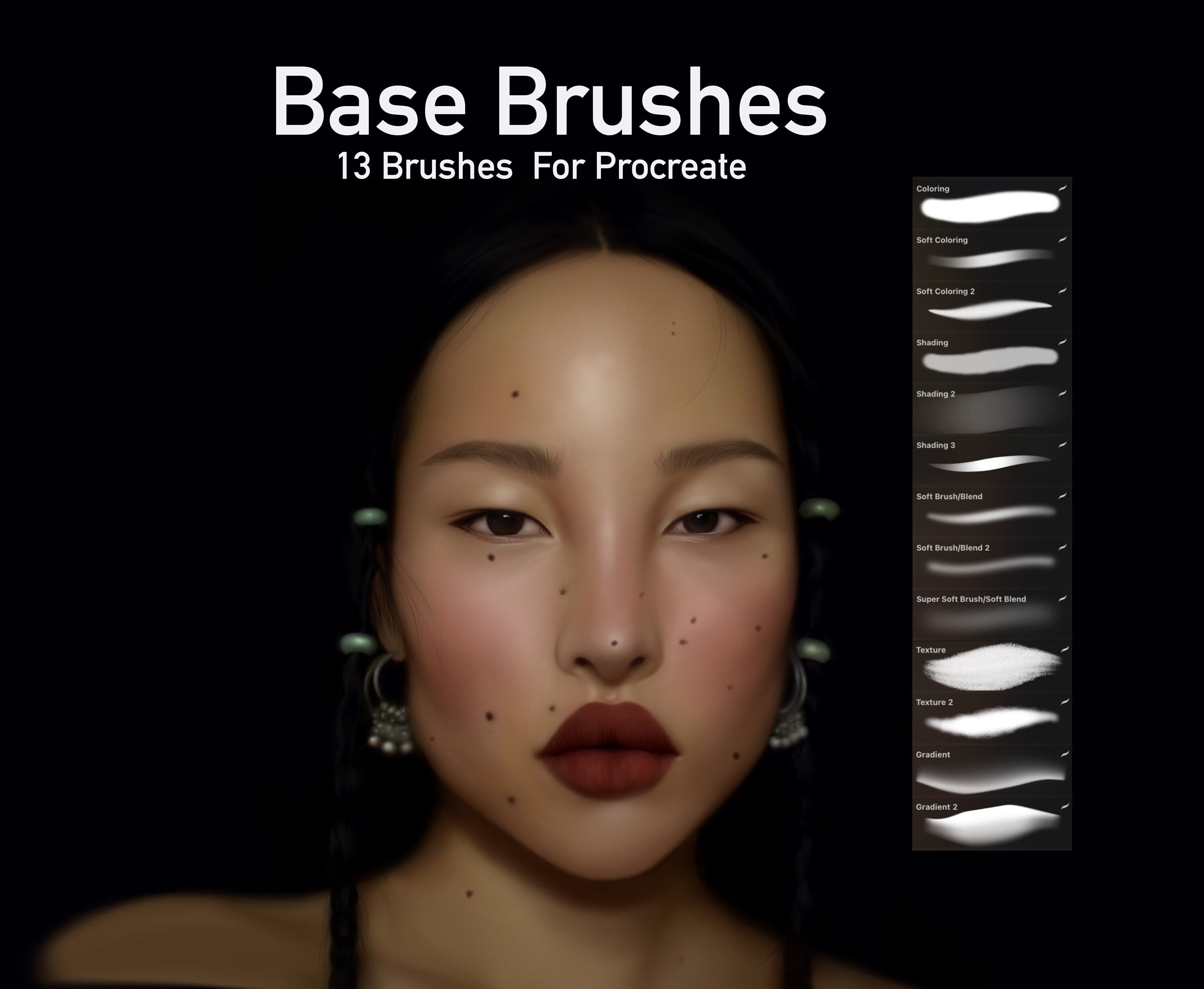 Base Brushes for Procreate - Etsy