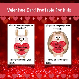 Valentine Card Printable Cards for Kids Valentine Jokes Valentine Cards ...