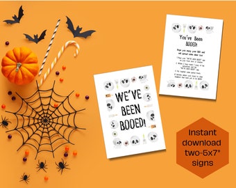 You've Been Booed Printable, Halloween, Halloween Cards, Boo Printable ...