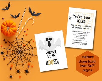 You've Been Booed Digital Download Printable You've - Etsy