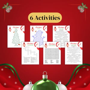 Printable Christmas Game Bundle: 33 Family Party Activities (PDF) - Etsy