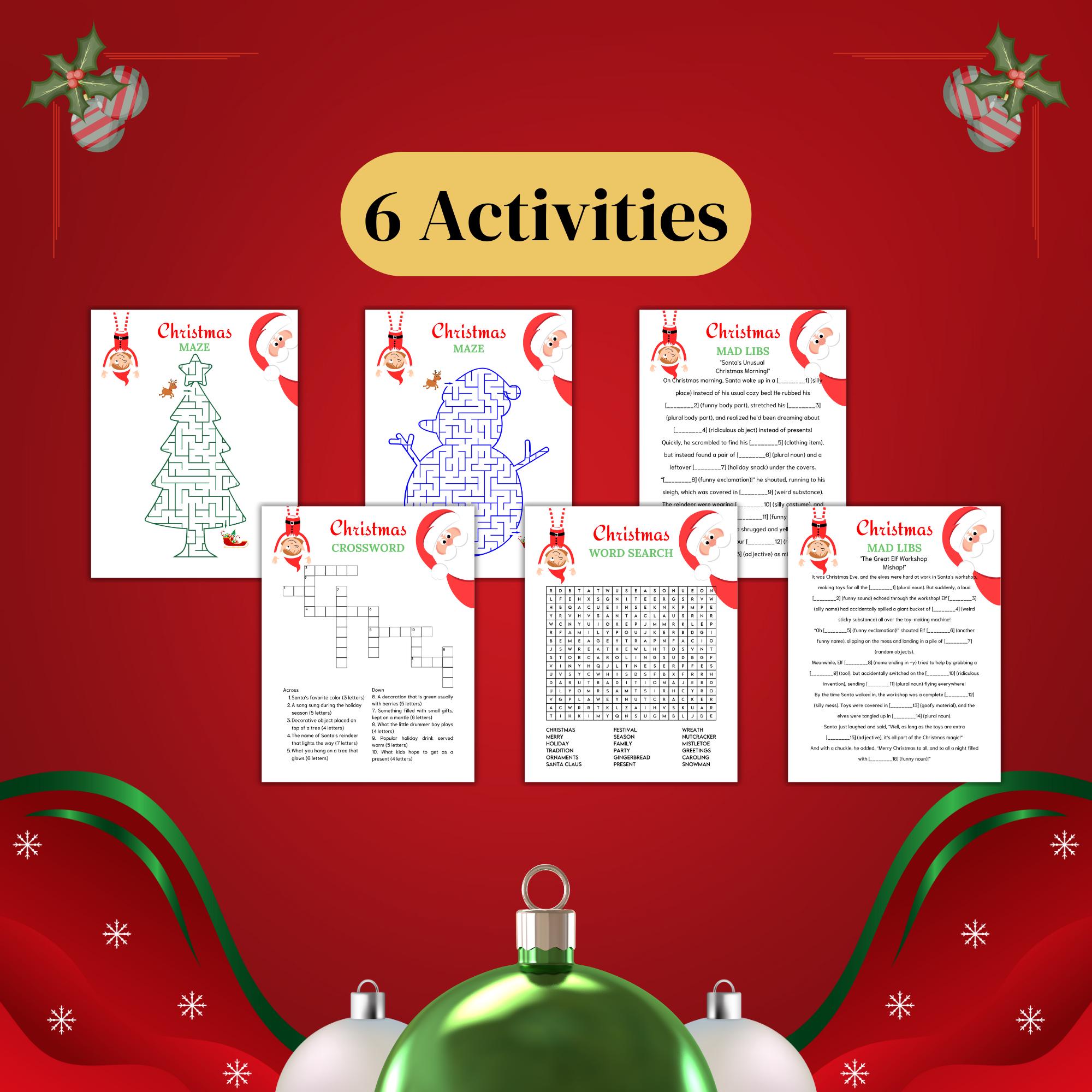 Printable Christmas Game Bundle: 33 Family Party Activities (PDF) - Etsy