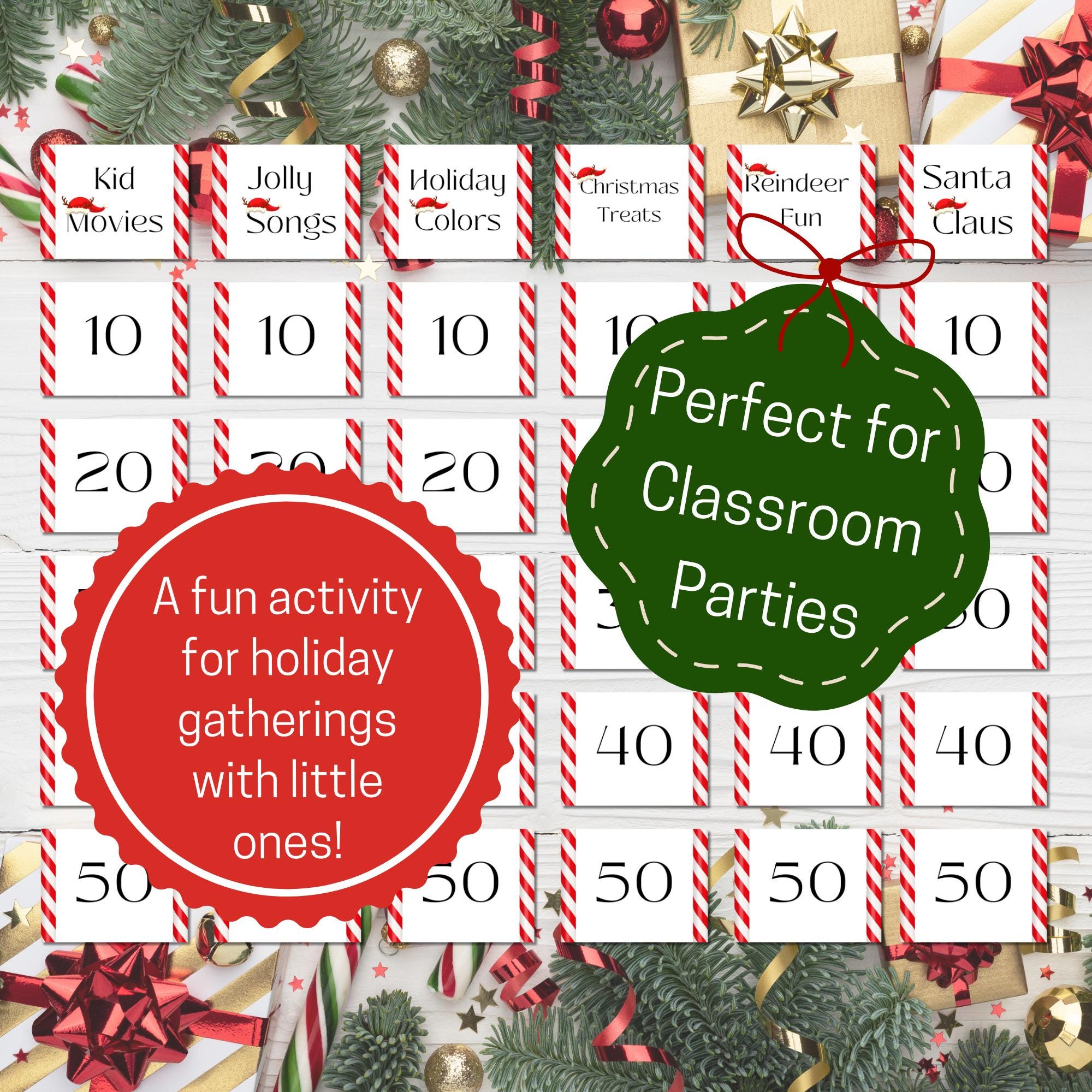 Christmas Jeopardy Game Jeopardy Christmas Games for Family Games for ...