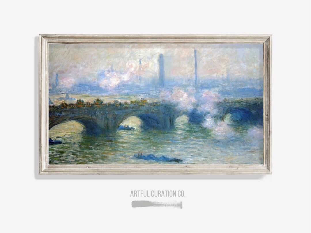 Monet Frame Tv Vintage Painting for Samsung | Frame Tv Monet Instant ...