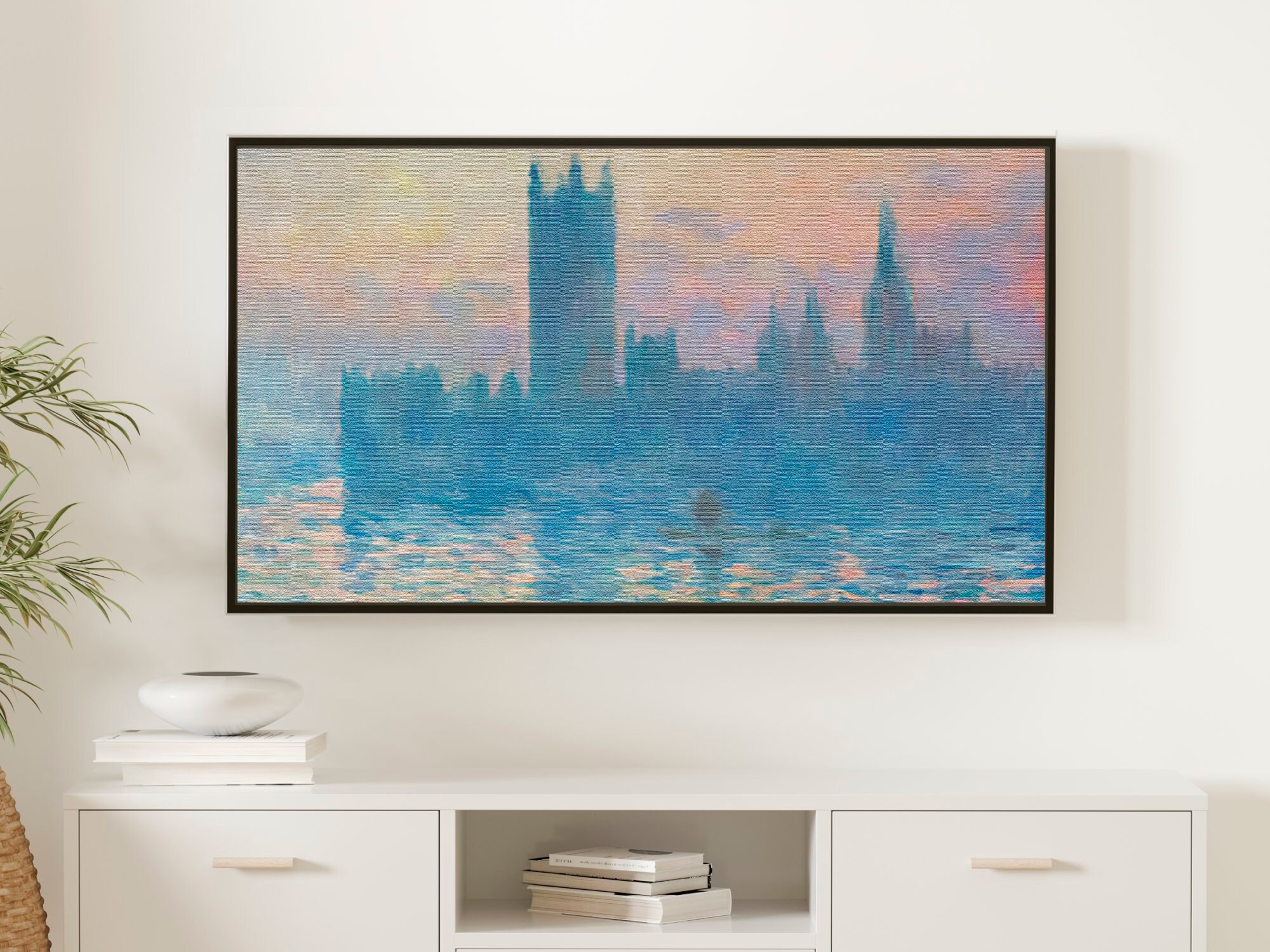 Monet Frame Tv Vintage Cathedral Painting for Samsung Frame - Etsy
