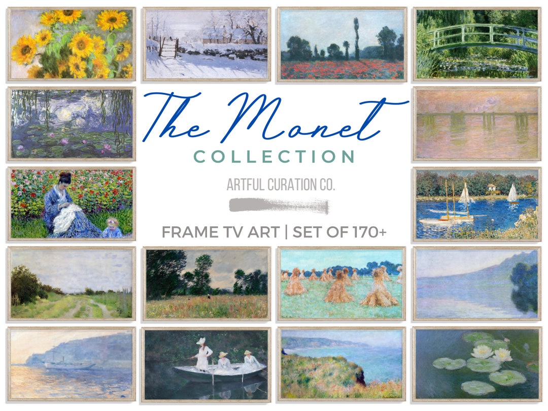 Frame Tv Monet Art Bundle for Samsung Tv | Vintage Painting Collection ...