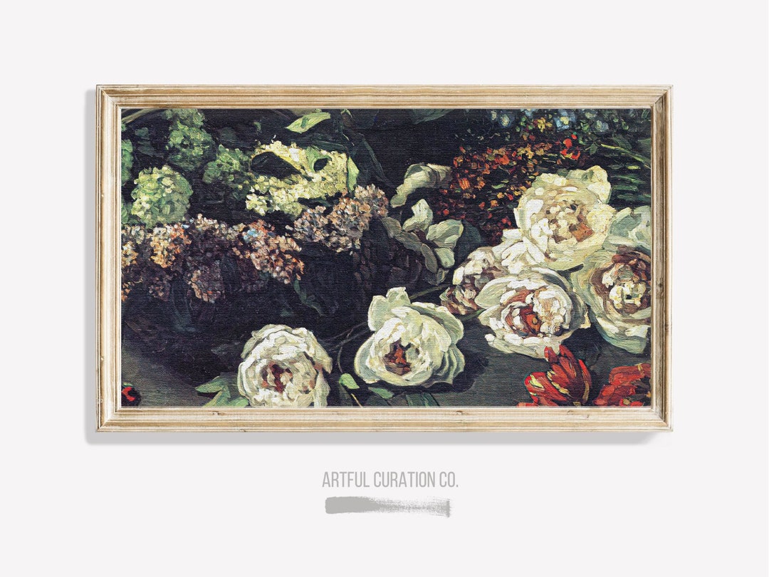 Monet Frame Tv Vintage Painting for Samsung | Frame Tv Monet Instant ...