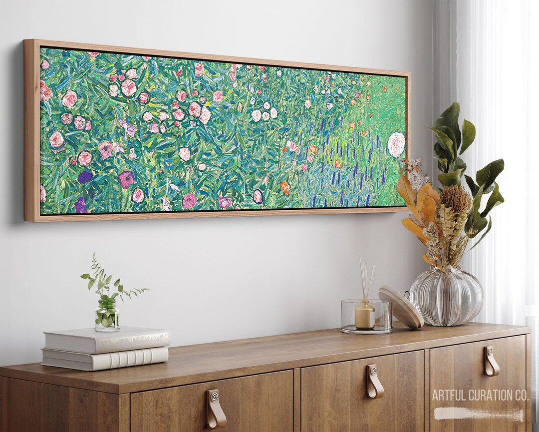 Gustav Klimt Panoramic Art Print Framed or Unframed Canvas - Etsy