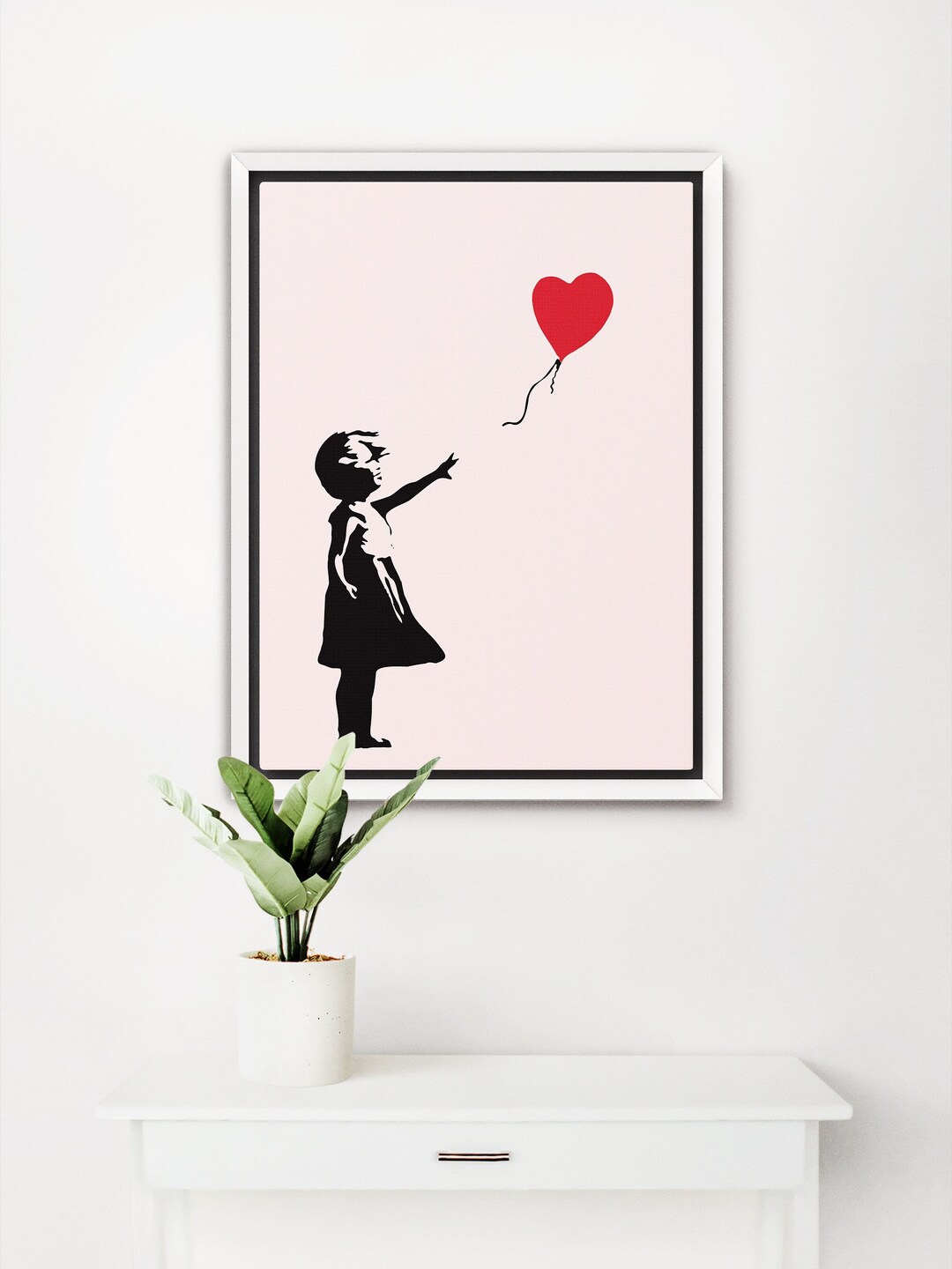 Banksy Wall Art Balloon Girl Canvas Print | Premium Banksy Canvas Print ...