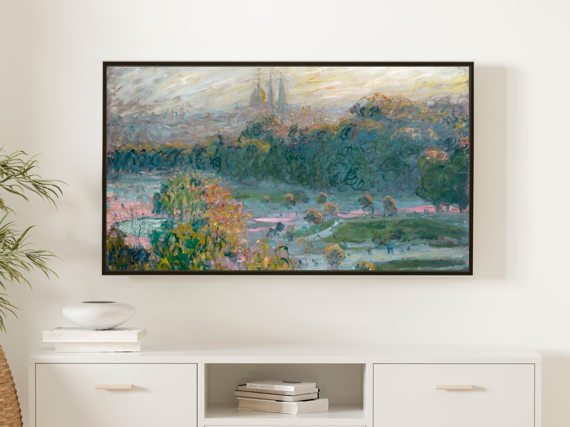 Monet Frame Tv Vintage Painting for Samsung Frame Tv Monet - Etsy