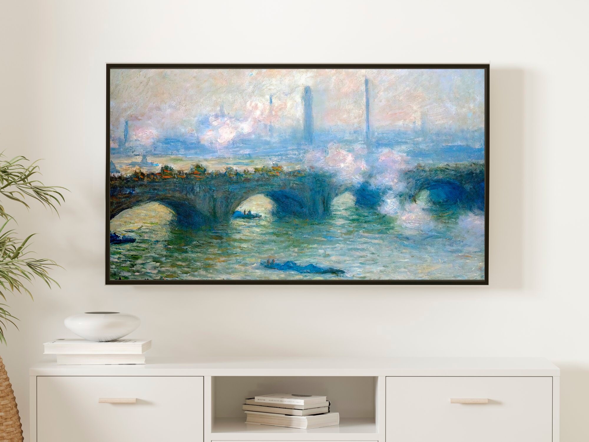 Monet Frame Tv Vintage Painting for Samsung Frame Tv Monet - Etsy