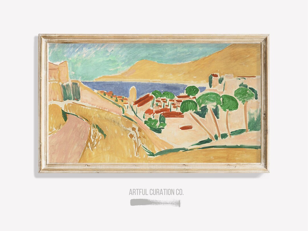 Frame Tv Art Matisse Abstract Landscape Painting for Samsung | Vintage ...