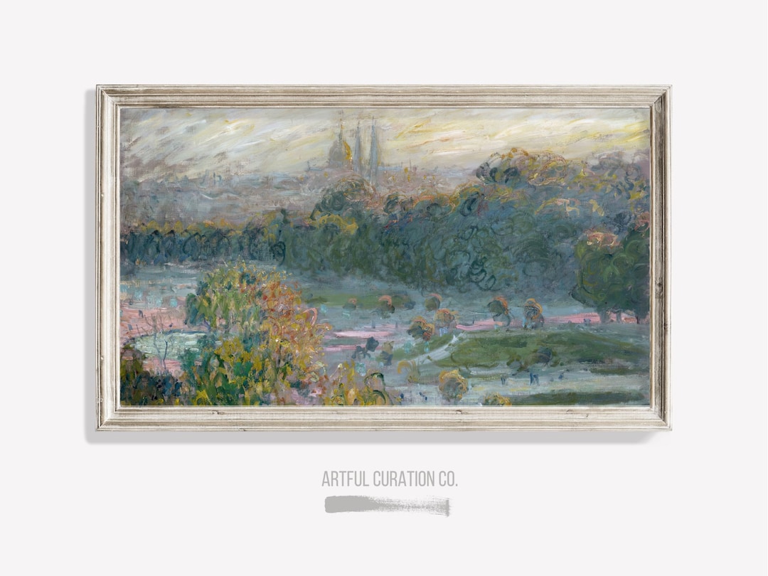 Monet Frame Tv Vintage Painting for Samsung Frame Tv Monet Instant ...