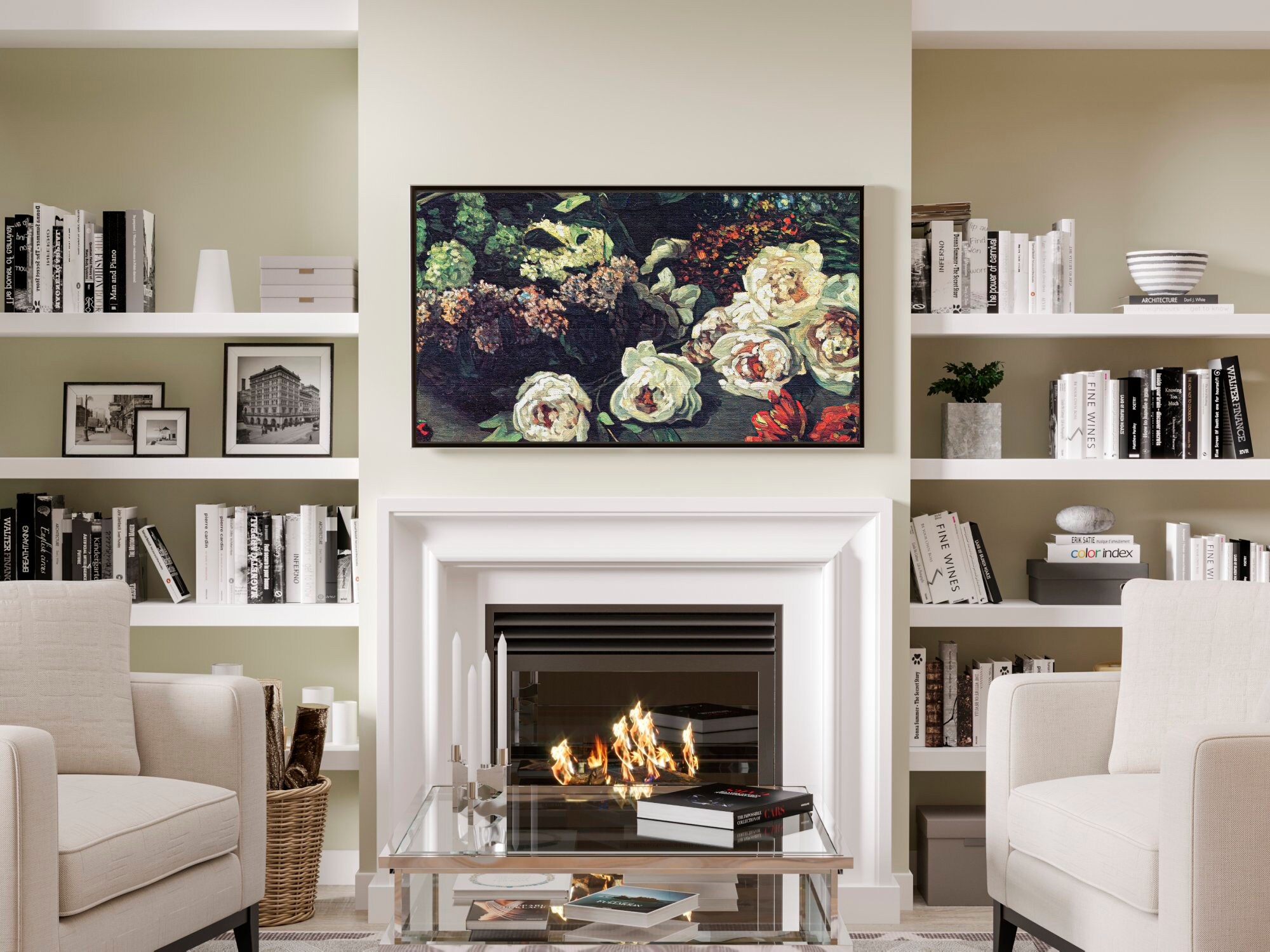 Monet Frame Tv Vintage Painting for Samsung | Frame Tv Monet Instant ...