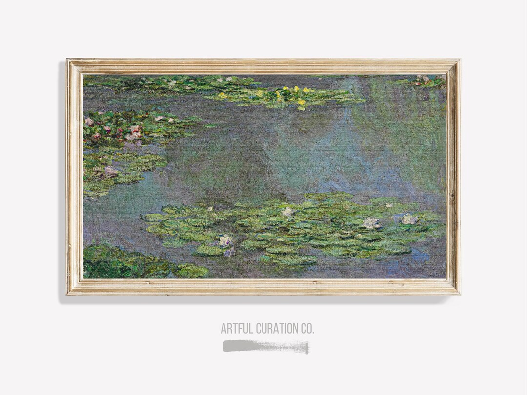 Monet Frame Tv Vintage Painting for Samsung | Frame Tv Monet ...