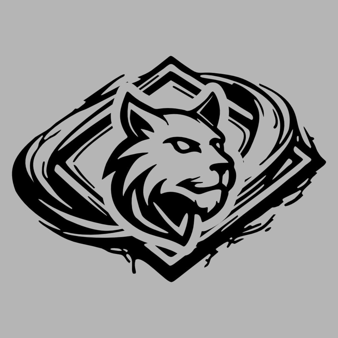 Wildcat Team Emblem Logo | Gaming Mascot (SVG, PNG) - Etsy
