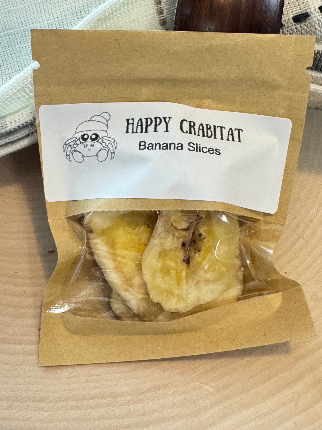 Dried Banana Slices Hermit Crab & Isopod Food - Etsy