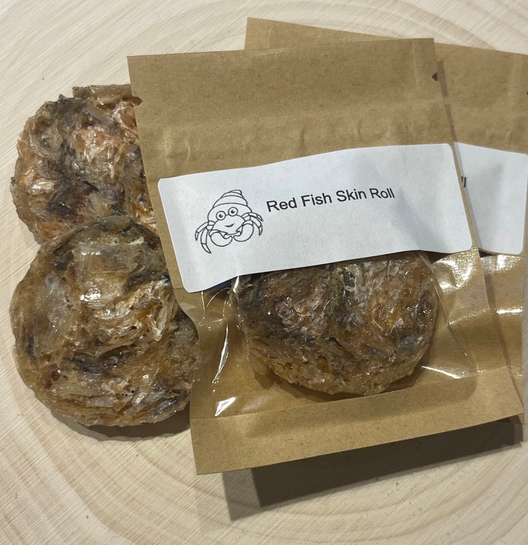 Red Fish Skin Rolls High Protein Hermit Crab & Isopod Food - Etsy