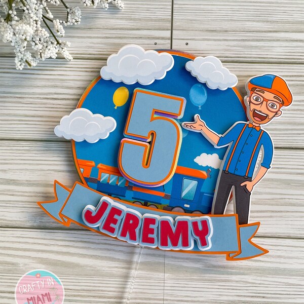 Blippi and meekah cake topper - Etsy Nederland Blippi and meekah cake topper - Etsy Nederland