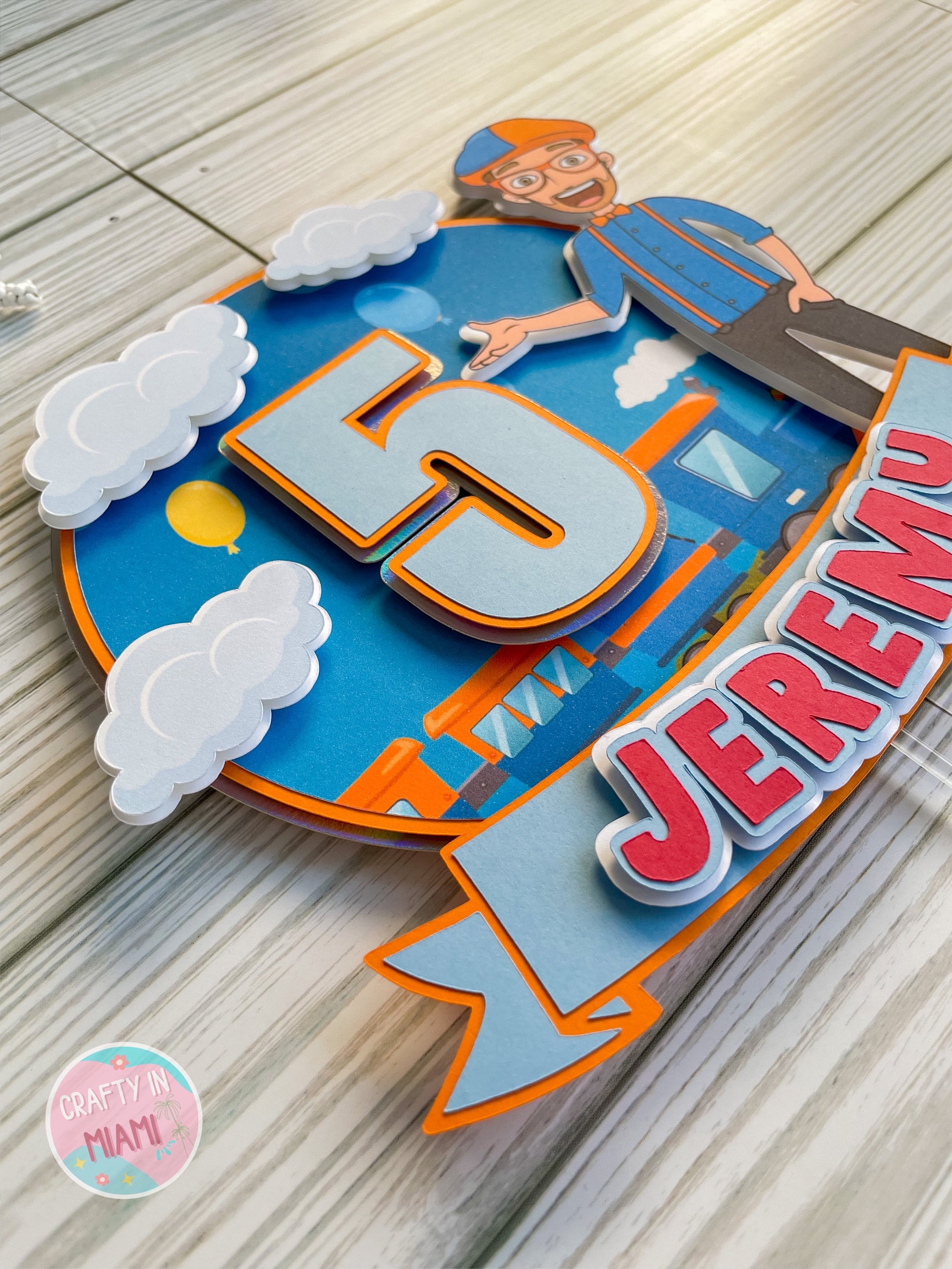 Blippi Cake Topper. Blippi Birthday Cake Topper. Blippi 3D - Etsy Israel Blippi Cake Topper. Blippi Birthday Cake Topper. Blippi 3D - Etsy Israel