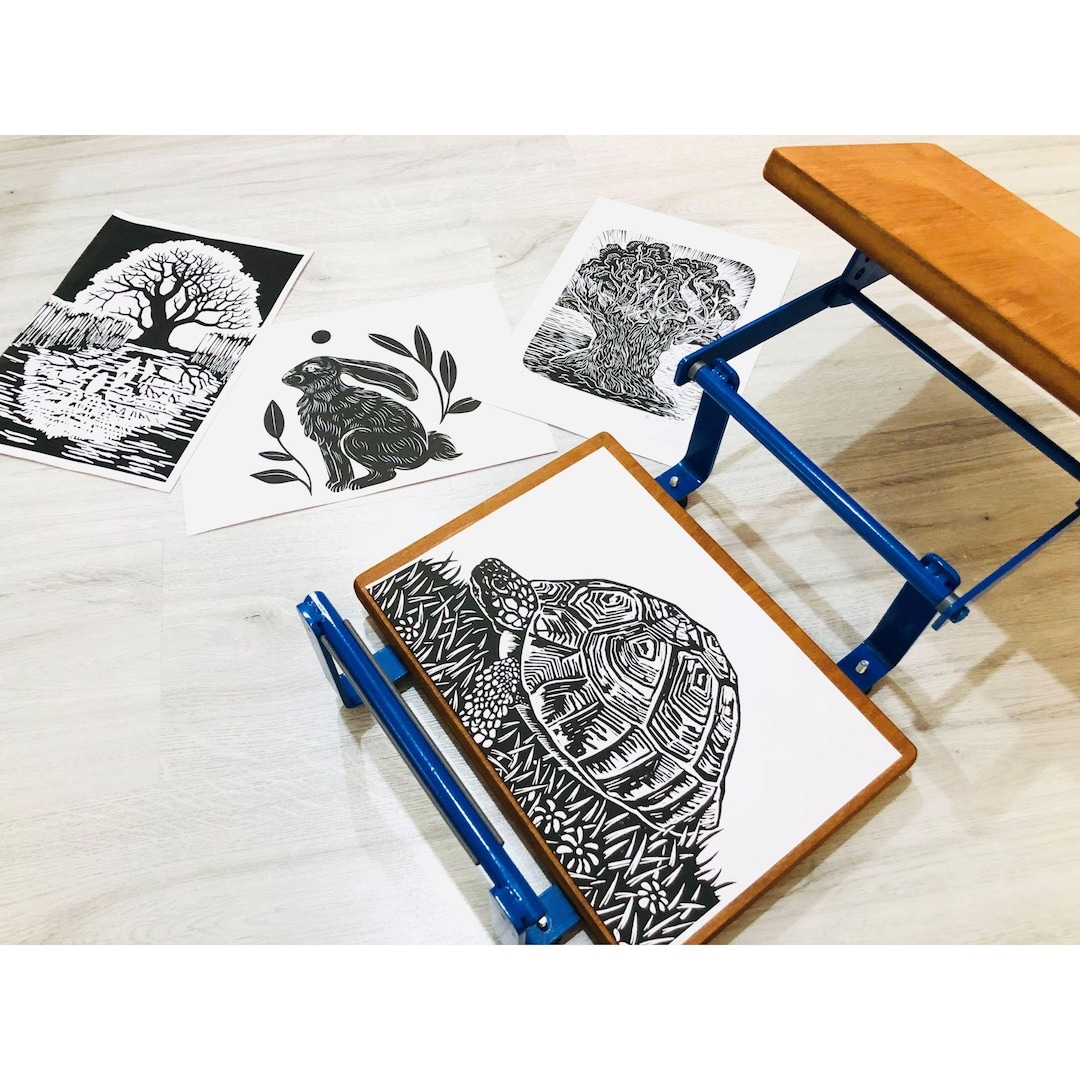A3,A4,A5 Lino Press, Block Printing Press Lino Press Machine,press ...