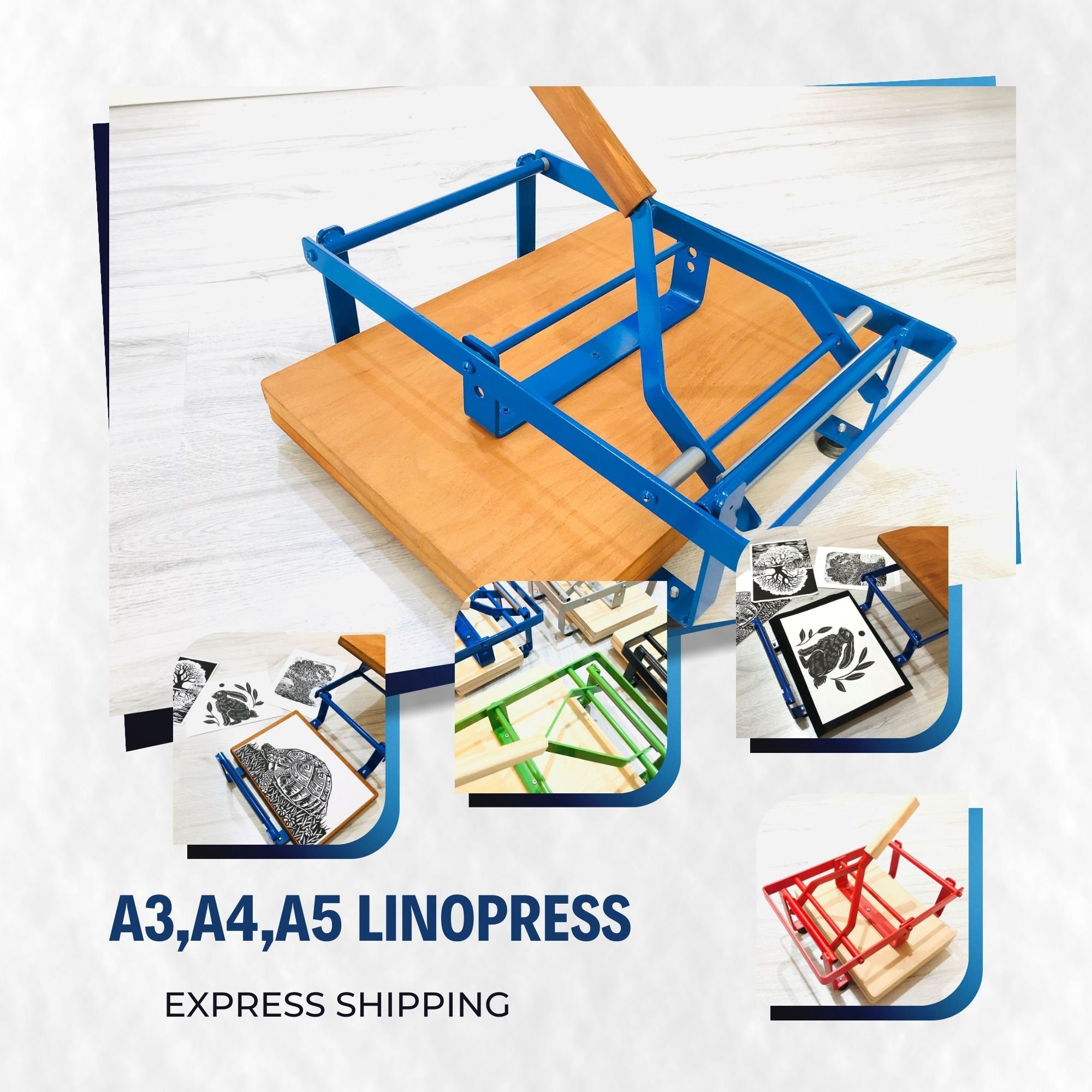 A3,A4 ,A5 Lever Press, Block Printing Press Lino Press Machine,press ...